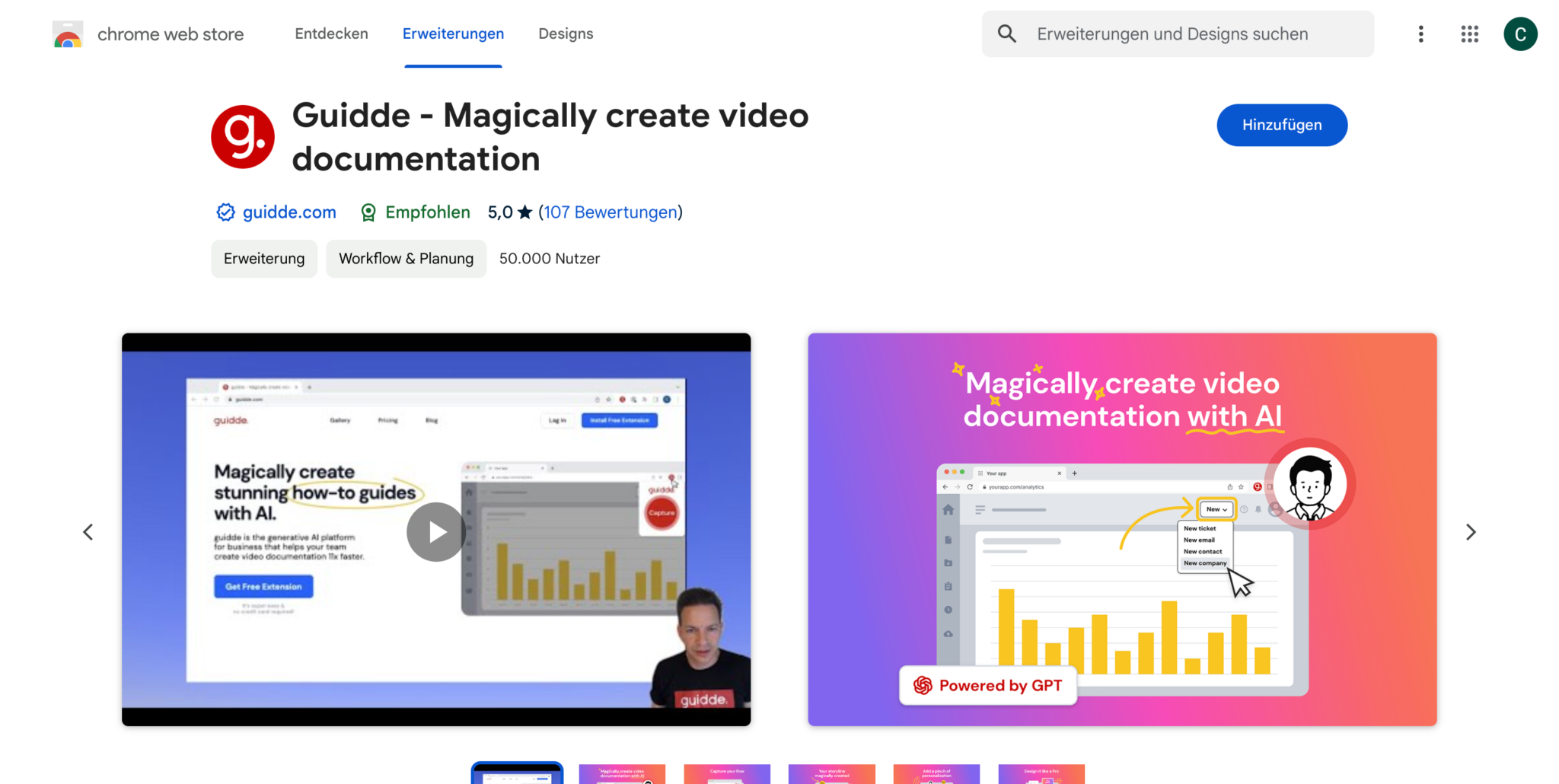 Guidde AI: einfache & effiziente Videodokumentation 2024